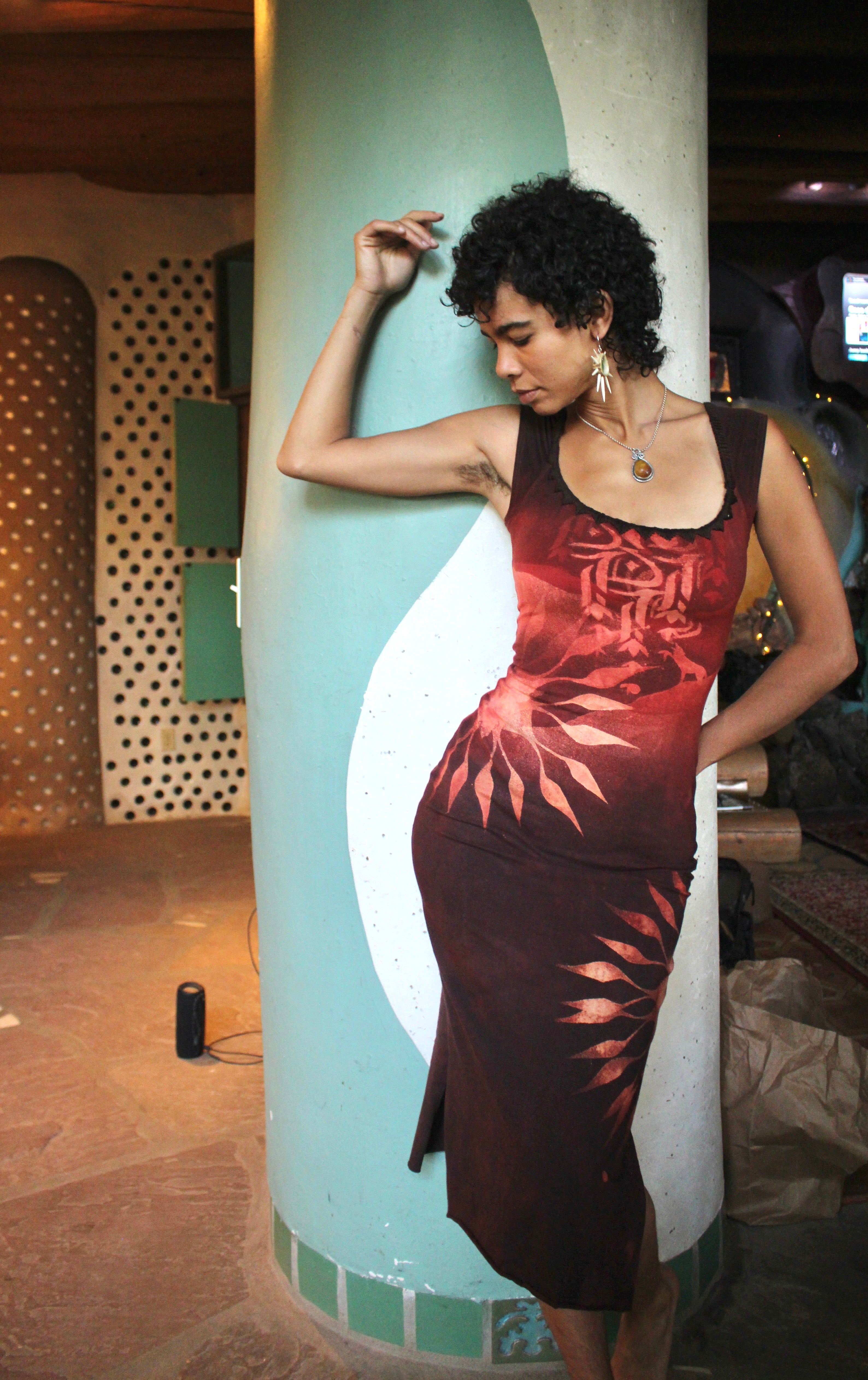 MTO(Made to Order)- Red Deep Howl Codes Of Communication Basket Dress ...